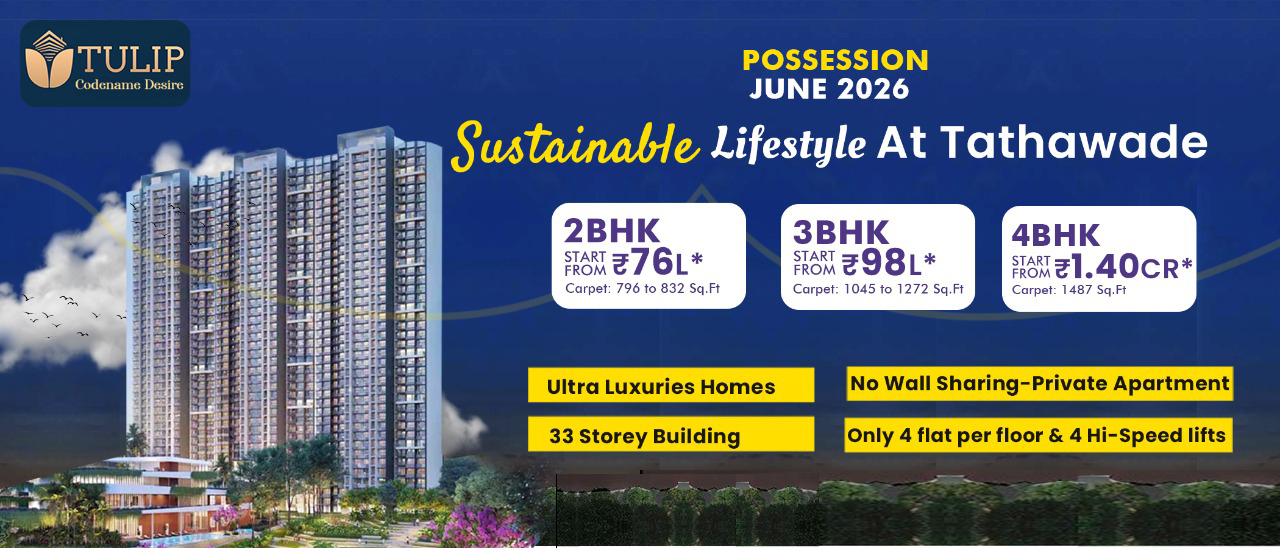 Tulip Infinity Avana Tathawade | 2 & 3 BHK Flats, Floor Plans, Prices